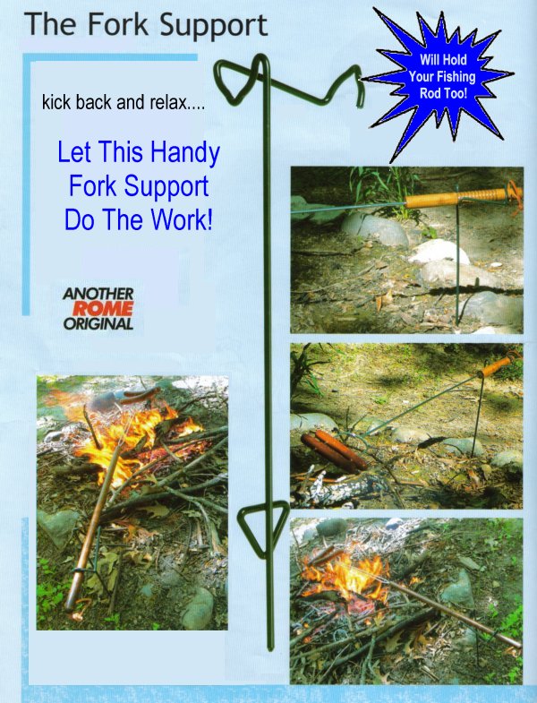 Steel Hot Dog Roasting Fork Support - Fire Pie Trail Store ~ The ...